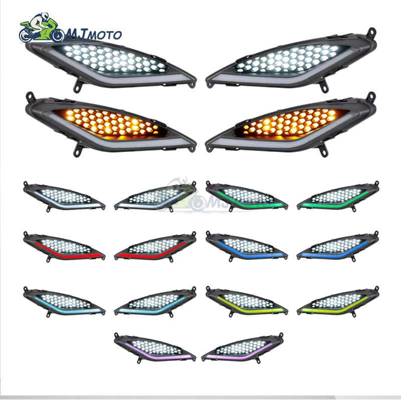 【MJMOTO】ไฟสัญญาณ ไฟเดย์ไลท์ DRL สําหรับ Yamaha Exciter 135 2005 2006 ...