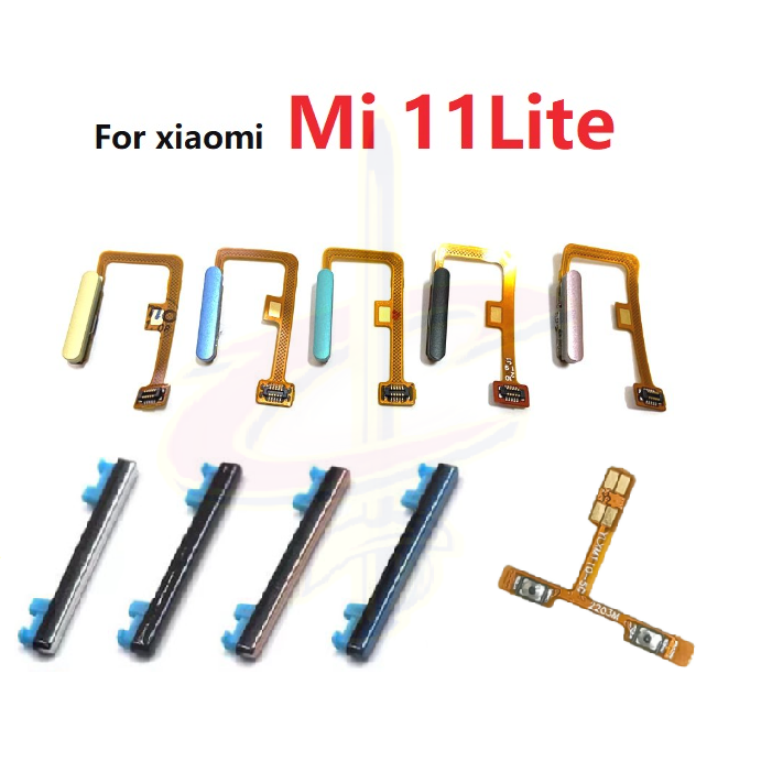สแกนนิ้ว แพรสแกนนิ้ว ( Finger ) ปุ่มเปิดปิด สําหรับ xiaomi Mi 11 lite ...