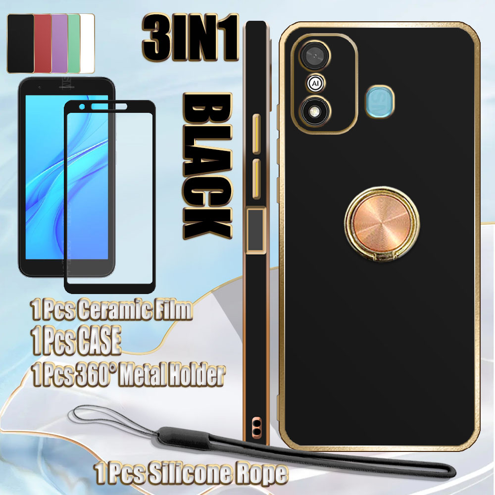 3 IN 1 สําหรับ Itel A27 Itel A27 Pro Itel A27 LTE Itel P17 Itel A551L ...