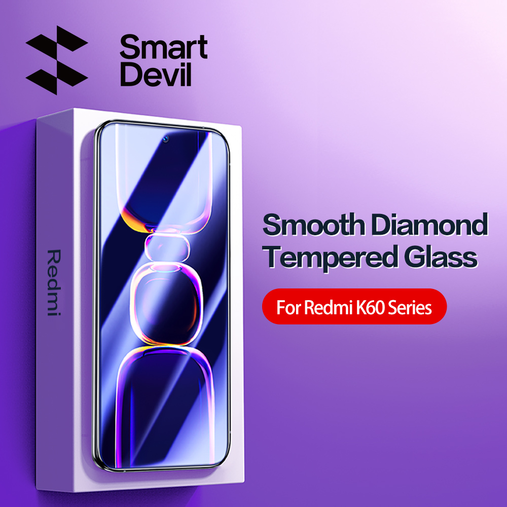 SmartDevil ฟิล์มกระจกนิรภัยกันรอยหน้าจอ กันหล่น เต็มจอ ลายปีศาจปีศาจ สําหรับ Xiaomi Redmi K60 ...
