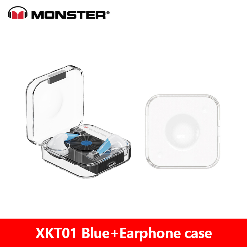 Monster XKT01 หูฟังบลูทูธ 5.2 ชิปลดเสียงรบกวน เชื่อมต่อเร็ว สําหรับเล่น ...