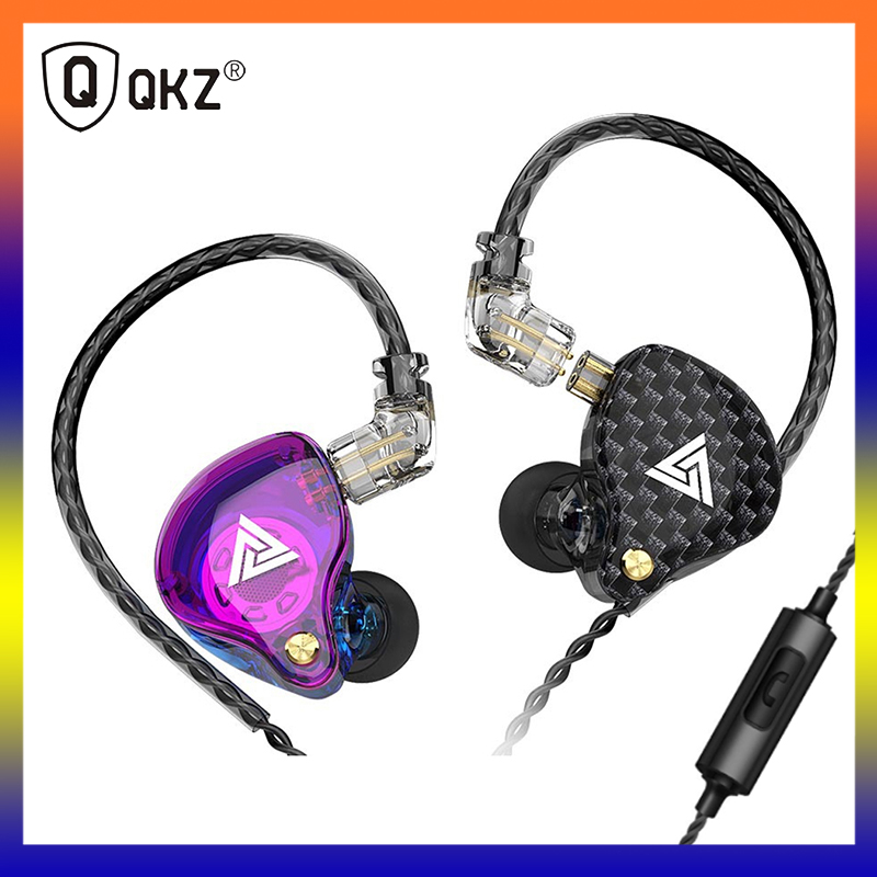 Qkz VK4 ชุดหูฟังอินเอียร์ HiFi 3.5 มม. พร้อมไมโครโฟน | Shopee Thailand