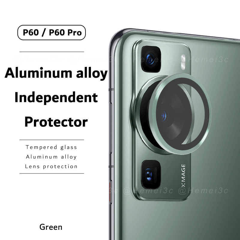 สําหรับ Huawei P60 Pro โลหะและกระจกนิรภัย ป้องกันหน้าจอเลนส์ | Shopee ...