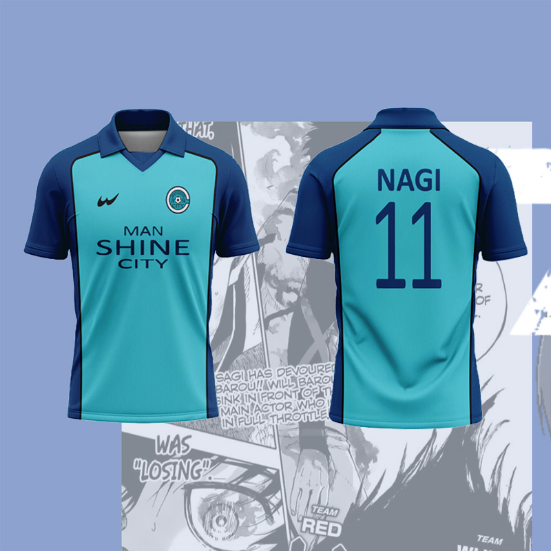 เสื้อกีฬาคอสเพลย์ การ์ตูนมังงะ Jersey Blue Lock Man Shine City | Shopee ...