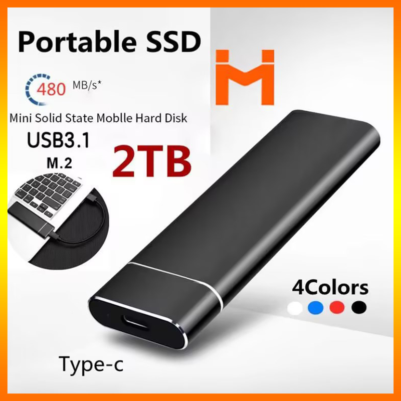 ฮาร์ดไดรฟ์ภายนอก SSD USB 3.0 4TB 8TB 16TB 32TB ความเร็วสูง ขนาดเล็ก แบบ ...