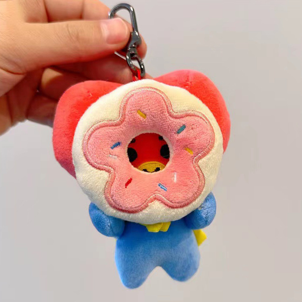 พวงกุญแจ จี้ตุ๊กตาการ์ตูน KPOP BTS BT21 TATA COOKY น่ารัก ถอดออกได้ ...