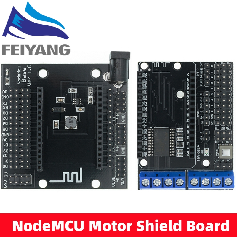 Nodemcu บอร์ดมอเตอร์ทดสอบเบรดบอร์ด L293D Notemcu Node MCU Base ESP8266 ... Nodemcu บอร์ดมอเตอร์ทดสอบเบรดบอร์ด L293D Notemcu Node MCU Base ESP8266 ...