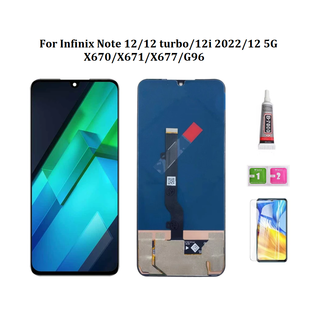 Tft สําหรับ Infinix หมายเหตุ 12 5G หมายเหตุ 12 Turbo G96 G97 X670 X671 ...