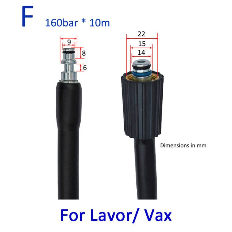 Bear FORCE ท่อต่อขยาย แรงดันสูง 10 เมตร สําหรับเครื่องซักผ้า Bort ...