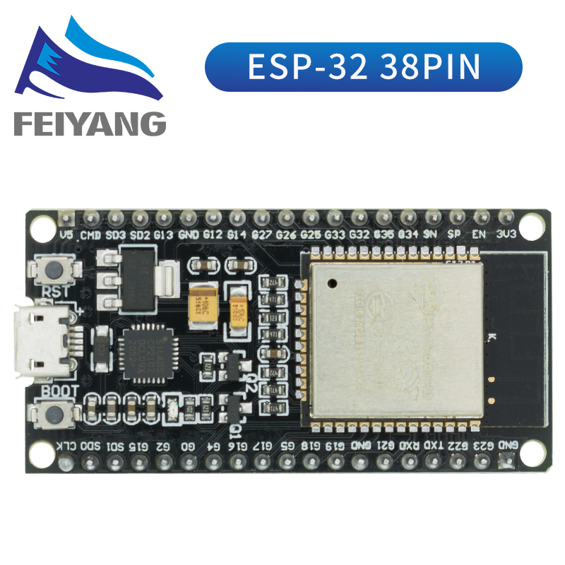 บอร์ดทดลอง ESP32 TYPE-C MICRO USB CP2102 WiFi และบลูทูธ Dual Core ESP32 ...