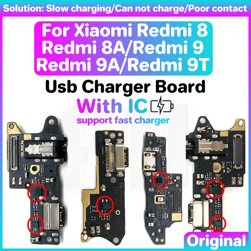 บอร์ดพอร์ตชาร์จ USB สําหรับ Xiaomi xm Redmi rm 8 8A 9 9C 9A 9T C A T ...