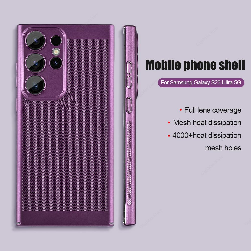 เคสโทรศัพท์มือถือ กระจายความร้อน สําหรับ Samsung Galaxy A52 S23 S22 S21 5G Ultra Plus S20 FE ...