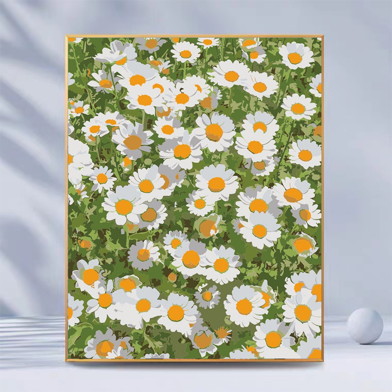 [มีเฟรม] จิตรกรรม ภาพระบายสีตามตัวเลข DIY ภาพวาดที่มีชื่อเสียงของ ...