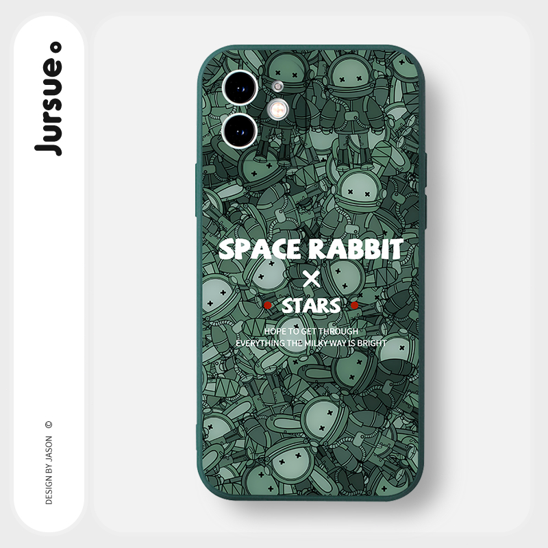 JURSUE เคสไอโฟน เคสซิลิโคนนุ่มกันกระแทกน่ารักตลก เคสโทรศัพท์ Compatible for iPhone 15 14 13 12 ...