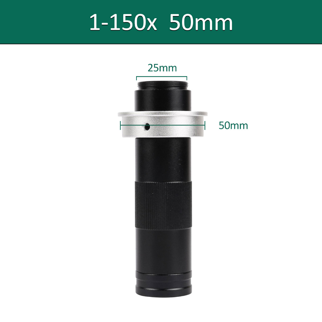 เลนส์ขยาย 180X 150X 130X Zoom C Mount Lens 0.7X~4.5X สําหรับกล้อง ...