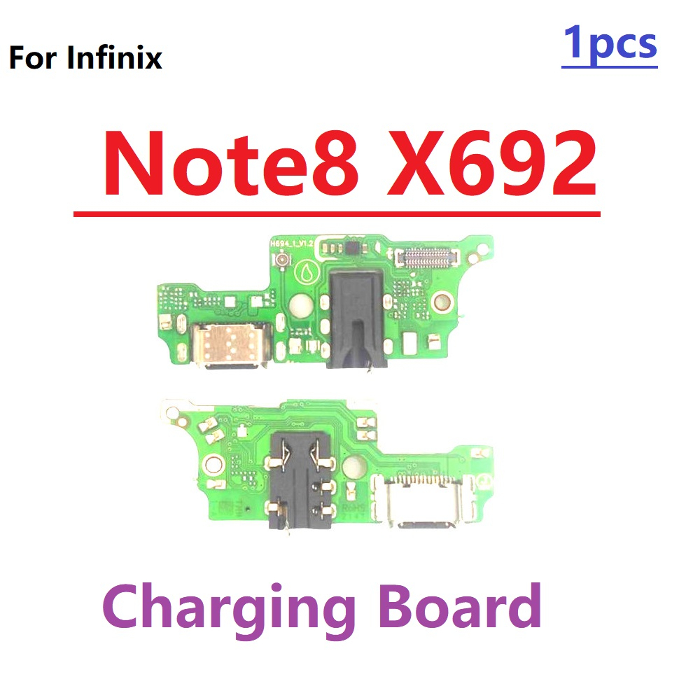 อะไหล่บอร์ดชาร์จหูฟัง ไมโครโฟน สายอ่อน USB สําหรับ Infinix Note 8 X692 ...