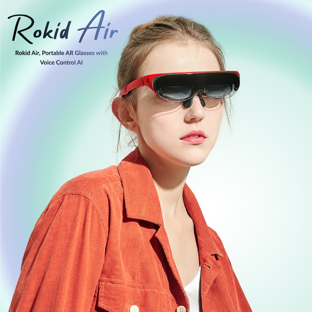 Rokid Air VR แว่นตาเกมมิ่ง หน้าจอ 120 นิ้ว พร้อมหน้าจอ OLED 1080P 43FoV ...