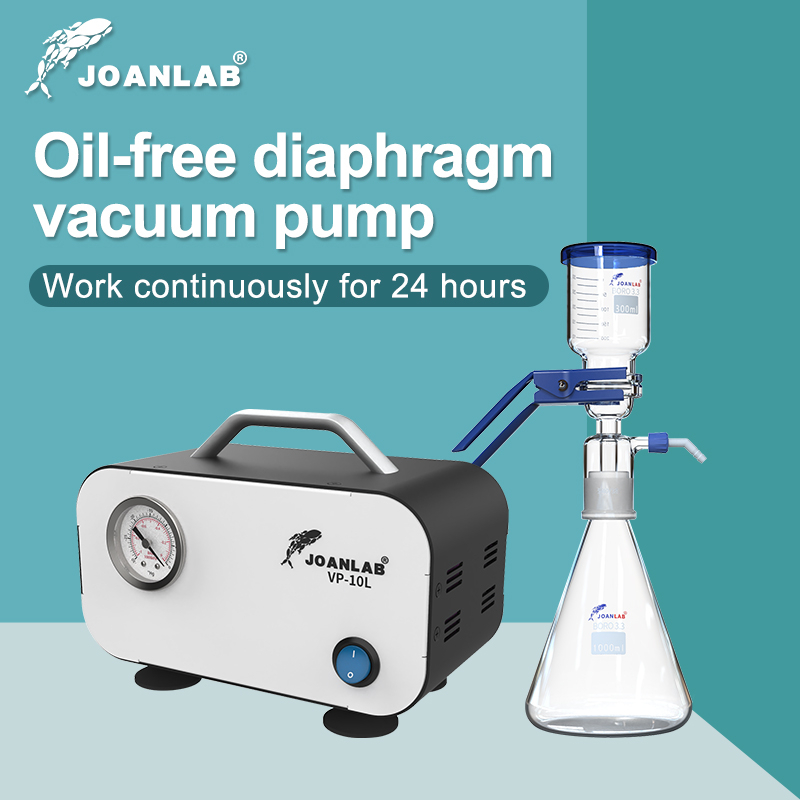 JOANLABแฟล็กชิปสโตร์ DC 12v ปั๊มสุญญากาศไดอะแฟรมไร้น้ำมันขนาดเล็กปั๊มกรองในห้องปฏิบัติการปั๊ม ...