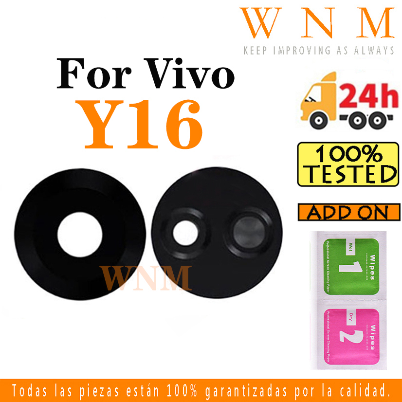 สําหรับ Vivo Y16 V2204 V2214 ด้านหลังกล้องด้านหลังฝาครอบเลนส์กระจกพร้อม ...