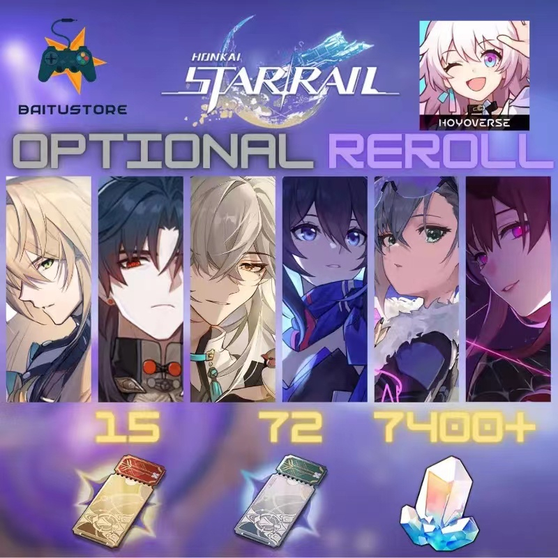 Honkai Star Rail Start 5 stars Anime Id Photocard Figure Cosplay Pvc ...