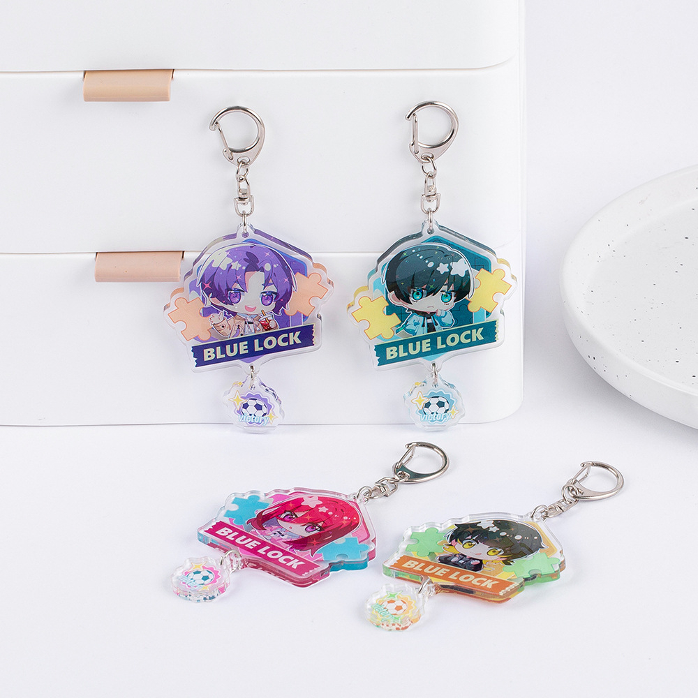 [ซื้อสามแถมหนึ่ง] Bluelock พวงกุญแจ จี้ Nagi Seishiro Nagi Chiche ...