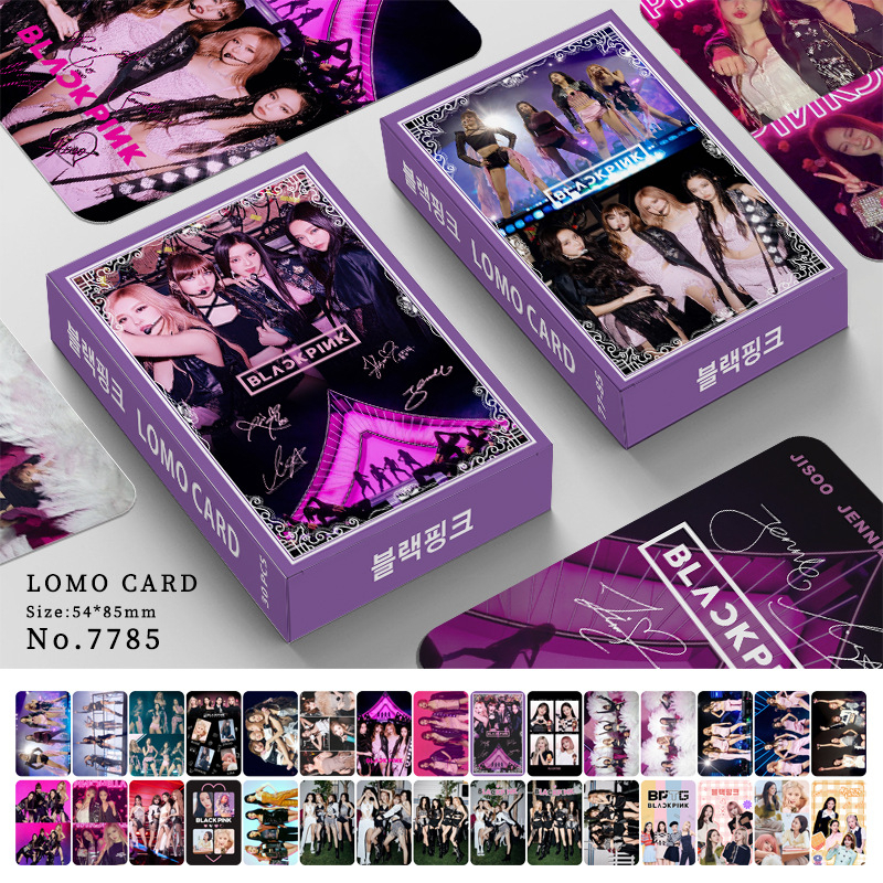 Blackpink ITZY TWICE ENHYPEN NEWJEANS TXT LESSERAFIM ENHYPEN โฟโต้การ์ด ...