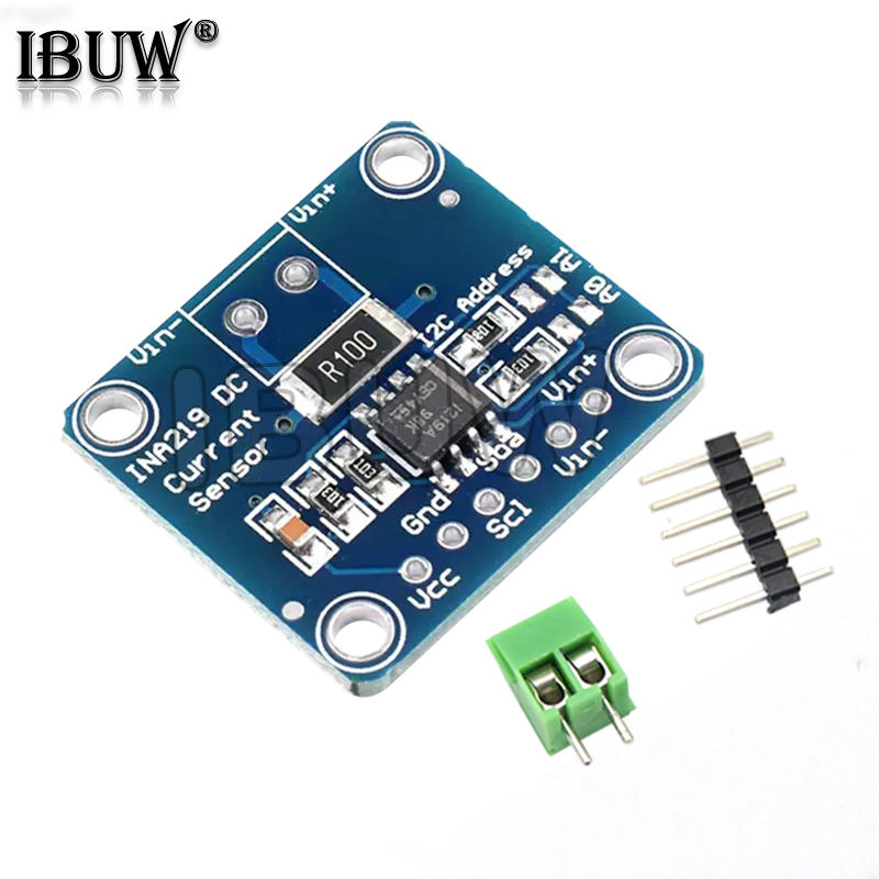 โมดูลเซนเซอร์พาวเวอร์ซัพพลาย INA219 Bi-directional DC 3V-5V IIC I2C DIY ...