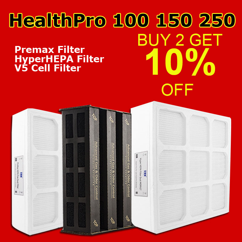 Lifesupplycn แผ่นกรองอากาศ HEPA IQAir HealthPro 100 150 250 250 Plus แบบเปลี่ยน สําหรับ PreMax ...