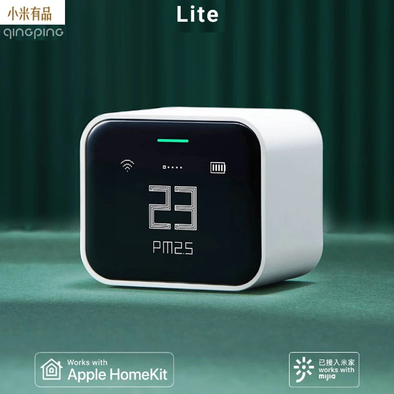 Xiaomi Qingping Air Monitor Lite CO2 PM2.5 PM10 เครื่องตรวจจับอุณหภูมิ ...