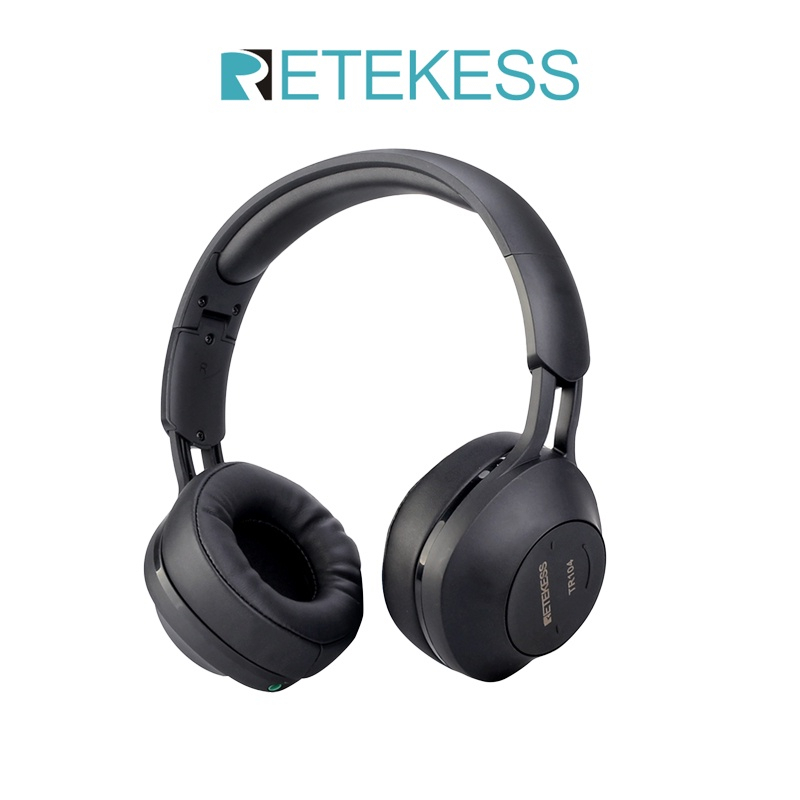 Retekess TR104 ชุดหูฟังวิทยุ FM ดิจิทัล พร้อมอินพุต AUX | Shopee Thailand