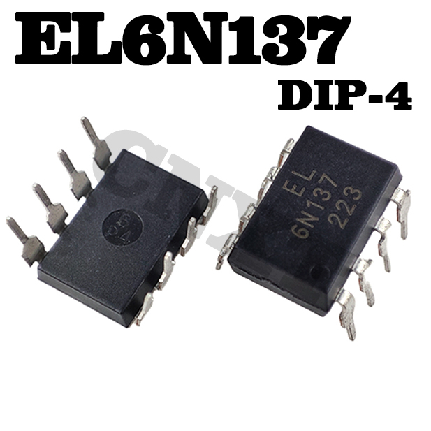 ปลั๊กไฟ ความเร็วสูง 6N137 EL6N137 Lotus Lotus 6N137M DIP-8 10 ชิ้น | Shopee Thailand