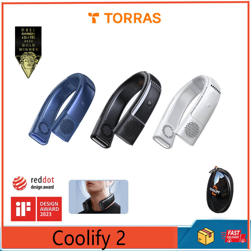 Torras coolify 2 พัดลมแขวนคอ เครื่องปรับอากาศ แบบพกพา 2s ขนาดเล็ก ระบายความร้อน แบบพกพา | Shopee ...