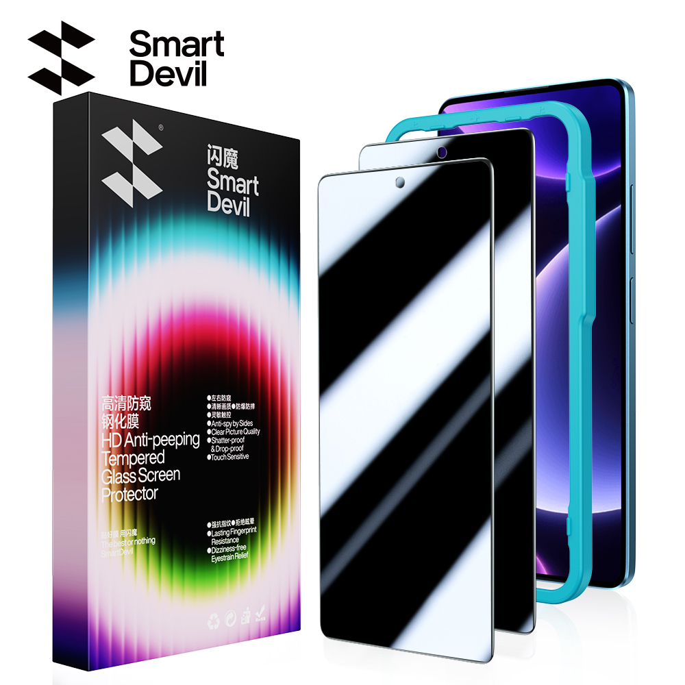 SmartDevil ฟิล์มกระจกนิรภัยกันรอยหน้าจอ กันแอบมอง เต็มจอ สําหรับ POCO F5 POCO F5 Pro | Shopee ...
