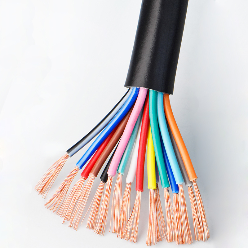 RVV 20 แกนทองแดงลวดตัวนําไฟฟ้า AVVR RVV สายสีดําปลอกอ่อน | Shopee Thailand