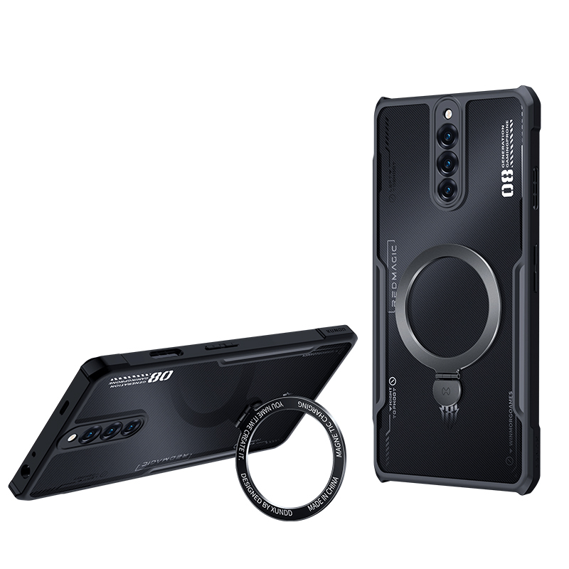 XUNDD Magnetic Holder Laser Case for Red Magic 8 Pro/8 Pro Plus เคส ...