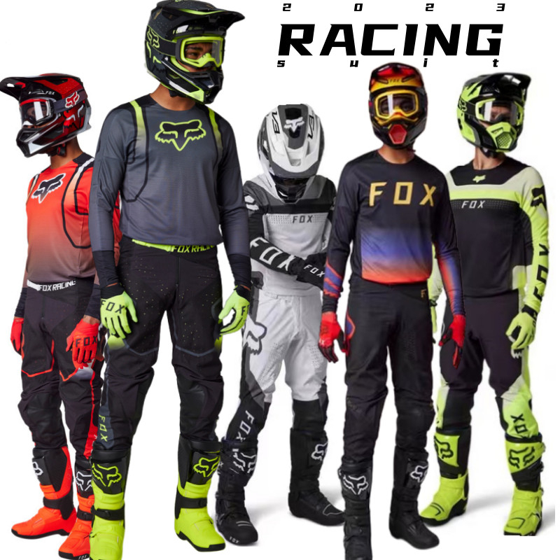 Fox 2023 180/360 ชุดเสื้อแข่งรถวิบาก และกางเกงคอมโบ | Shopee Thailand
