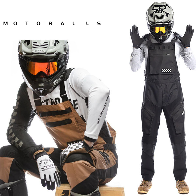 FASTHOUSE MOTORALLS BLACK PANT / OVERALL SET Off-Road Motorcycle & MTB ...