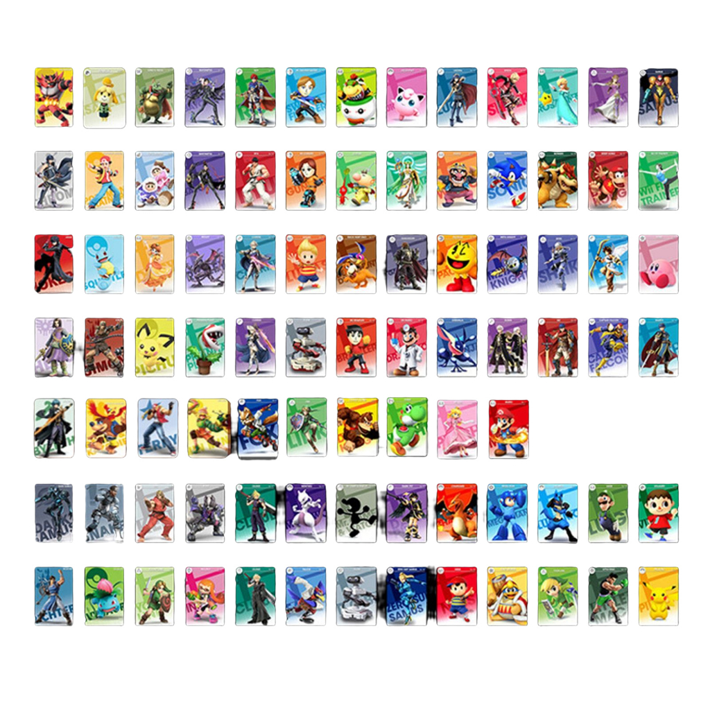ใหม่ Amiibo Smash Bros Cards Switch Super Smash Bros Ultimate Steve ...