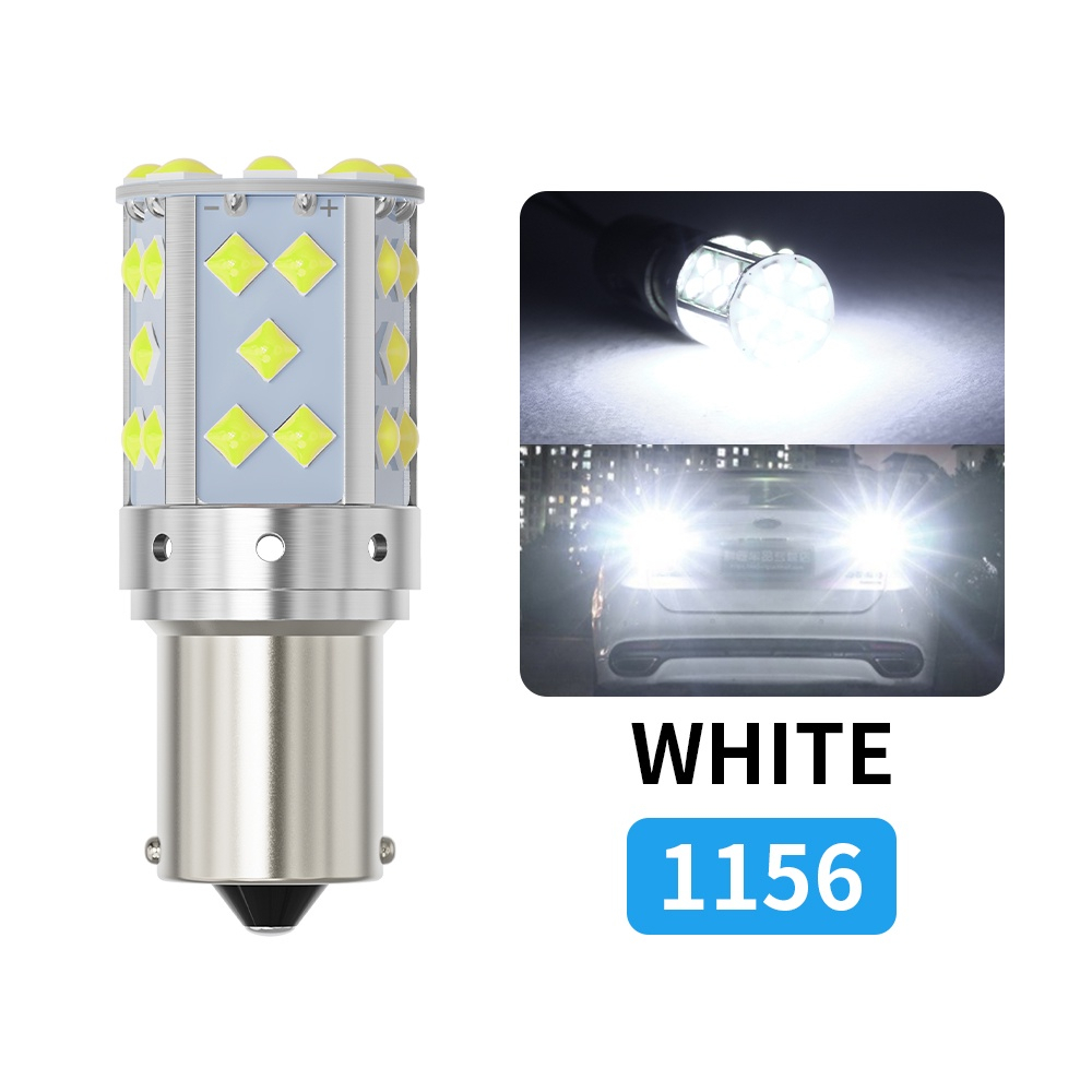 หลอดไฟเบรก LED 3030 35SMD 1156 BA15S P21W BAU15S PY21W 7440 7443 1157 BAY15D P21/5W 3157 2 ชิ้น ...