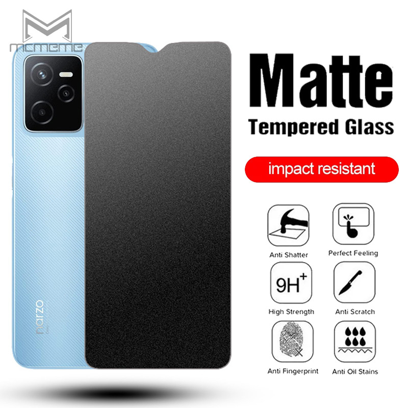 ฟิล์มด้าน ฟิล์มกระจก ติดโทรศัพท์ สำหรับ Realme Note 50 Narzo 50A 50i ...