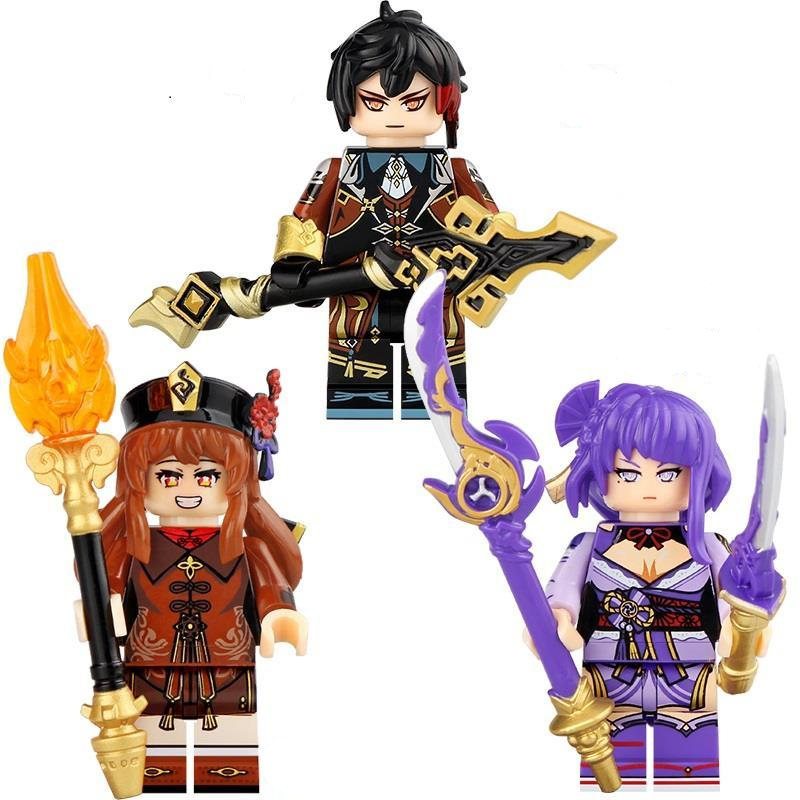 Genshin Impact Raiden Shogun บล็อคตัวต่อ ของเล่นสําหรับเด็ก | Shopee ...