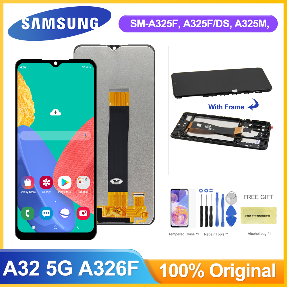หน้าจอ LCD Samsung Galaxy A32 5G ต้นฉบับ เปลี่ยน สําหรับ A326 SM-A326BR | Shopee Thailand