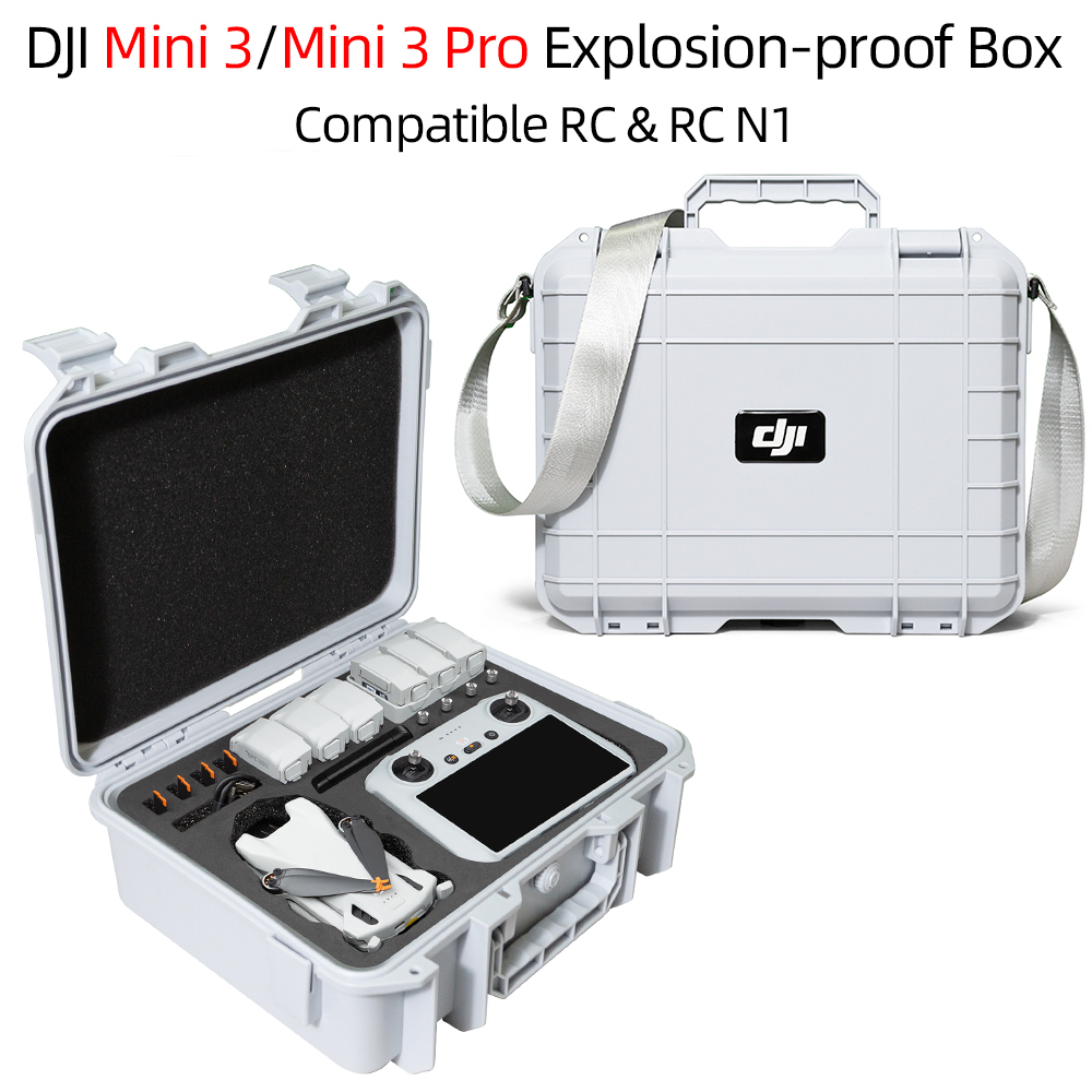 กระเป๋าเก็บรีโมตคอนโทรล แบบแข็ง กันน้ํา แบบพกพา สําหรับ DJI Mini 3 Pro ...