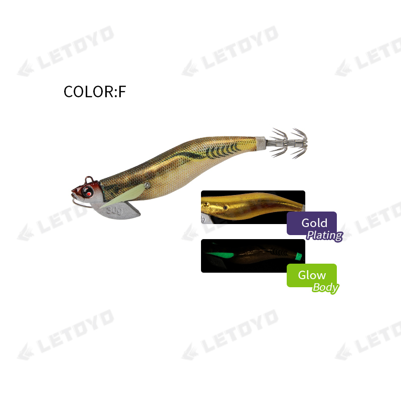 Letoyo เหยื่อล่อปลาหมึก TR Tip Run Eging egi 30 กรัม 120 มม. เหยื่อ ...