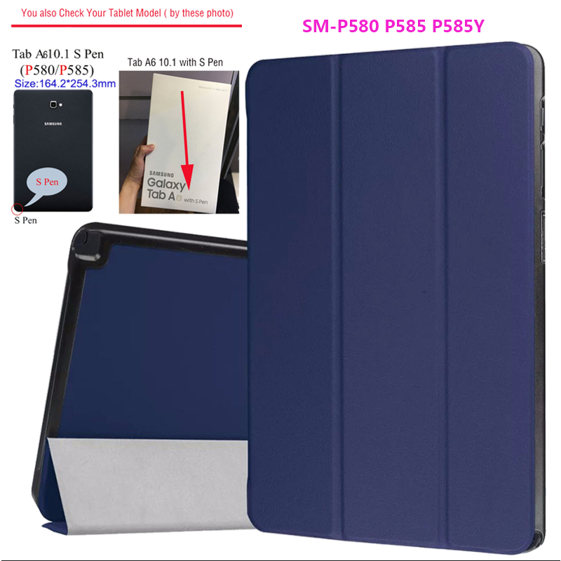 SM-P585Y Smart Case For Samsung Galaxy Tab A (2016, 10.1, Wi-Fi) With S ...