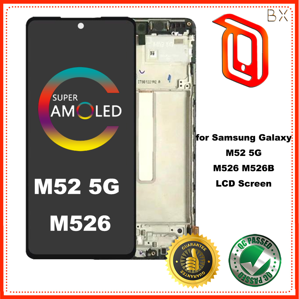 Amoled สําหรับ Samsung Galaxy M52 5G M526B หน ้ าจอ LCD เปลี ่ ยนชิ ้ ...