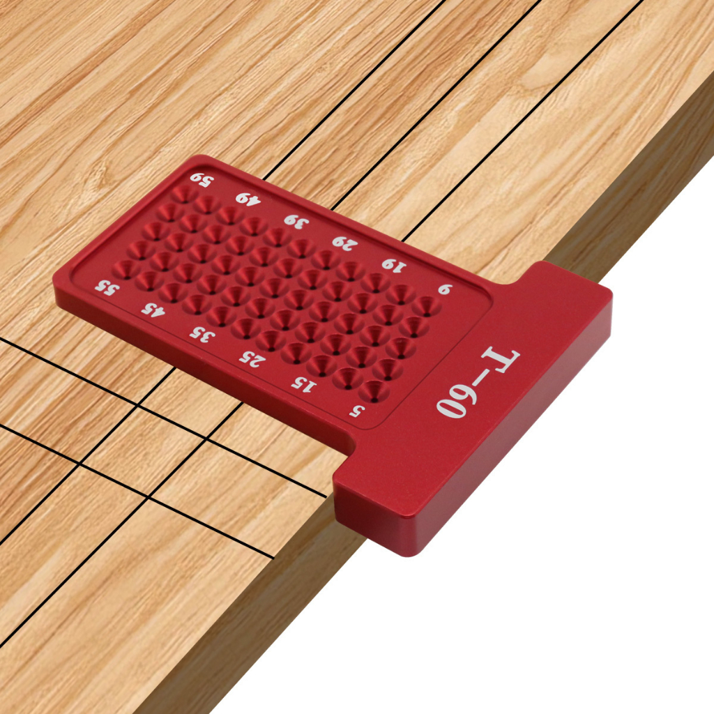 Woodworking Scribe 60mm T Square Hole Scribing Ruler Aluminum Line ...