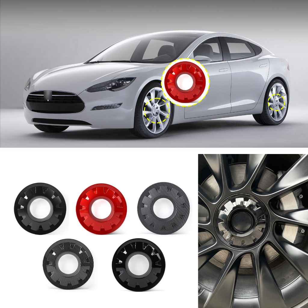 ฝาครอบดุมล้อรถยนต์ 4 ชิ้น สําหรับ Tesla Model Y 20 นิ้ว | Shopee Thailand