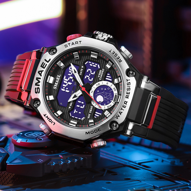 ของแท้ SMAEL นาฬิกาข้อมือลําลอง แสดงวันที่ กันน้ํา แสดงวันที่ สไตล์ทหาร 8069 | Shopee Thailand