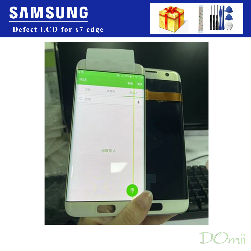 หน้าจอสัมผัสดิจิทัล AMOLED LCD พร้อมสาย สําหรับ Samsung Galaxy S7 edge G935 G935F | Shopee Thailand